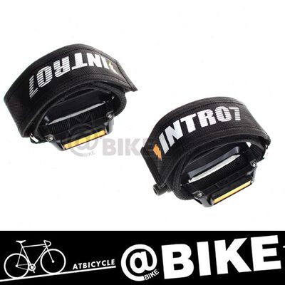 intro7束带脚踏 死飞竞速动作脚踏 自行车束带脚套 狗嘴脚套