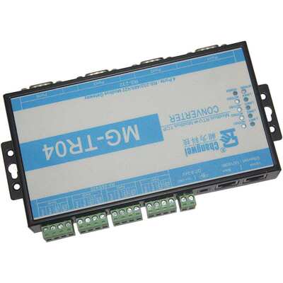 四口Modbus网关 4路RS232/485/422三合一串口RTU和TCP互转MG-TR04