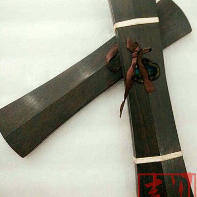 精品乌木黑檀木高音手板三块板 响板 高低音快板戏剧鼓板 云板
