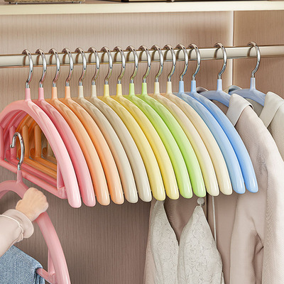 衣架家用挂衣加粗加大防肩角滑不起包无痕晾衣服挂架衣撑架子衣挂