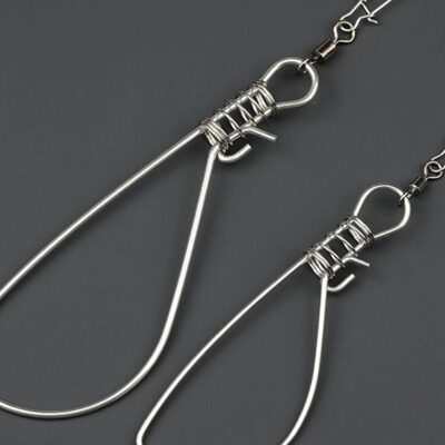 只活鱼野术别针转10大鱼带扣鱼和专用加大环锁锁路亚不锈钢腮钓鱼