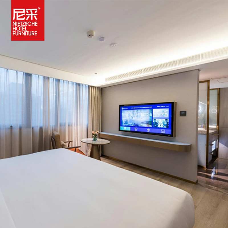 漫心星级精品酒店案例客房大堂餐厅套房成套家具工程制造实木