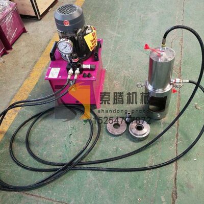 GYJ500A预应力钢绞线冷挤压机 挤压锚挤压头模具桥梁钢绞线15.24