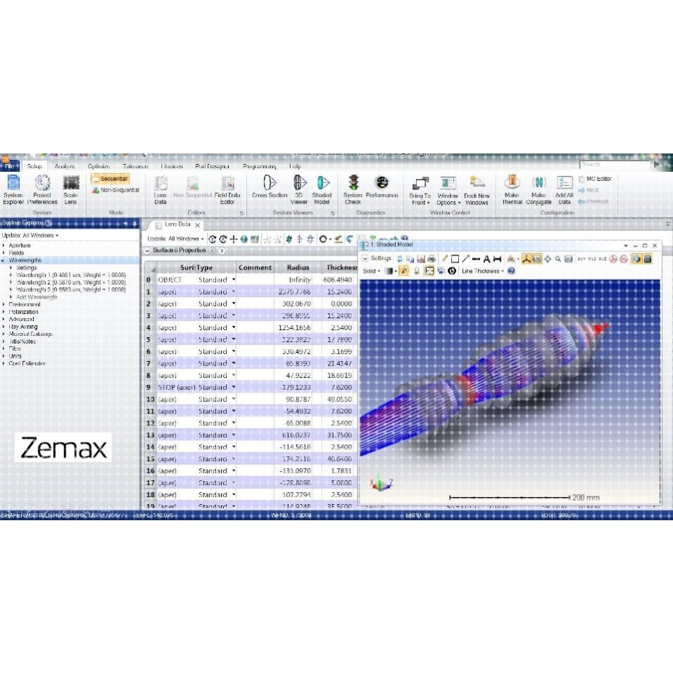 Zemax/CodeV光学设计专业代做