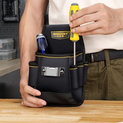 常胜客电工工具腰挂包结实耐用维修便携小多功能五金收纳工具套袋