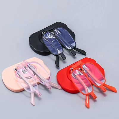 贴在手机壳上的老花镜男高清老人防蓝光便携式折叠超轻女老光眼镜