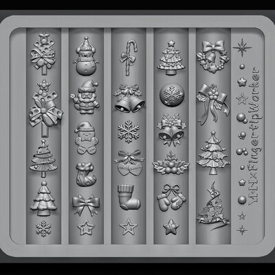 FingertipWorker | YHH（樱禾）｜联名圣诞、蕾丝模具（蕾丝印花