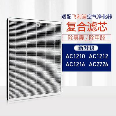 适配飞.利浦空气净化器过滤网FY1417AC1210AC1212AC1216滤芯