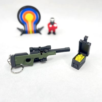 可发小球挂件3D打印钥匙扣马格南AWM迷你拉栓手感可发小球解压挂