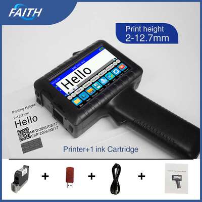 FAITH Handheld Inkjet Printer for Printing Dates and Logos
