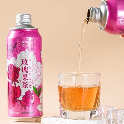 云南特产伴手礼瑞丽江咖啡果茶玫瑰果茶500ml/瓶浓郁回甘果香四溢