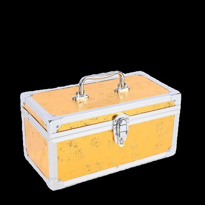 技师采耳工具箱钢包角收纳盒掏耳朵修脚培训连U锁配置手提箱子