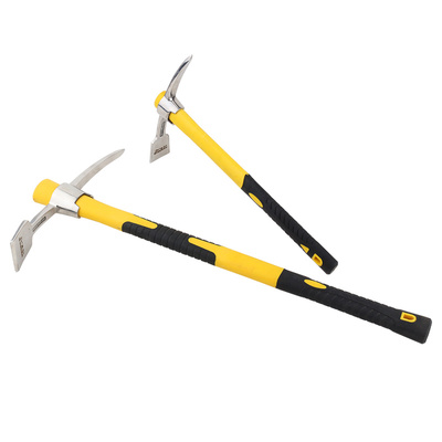 不锈钢小洋镐户外小锄头多功能便携式镐斧刨土挖桩工具冰镐十字镐