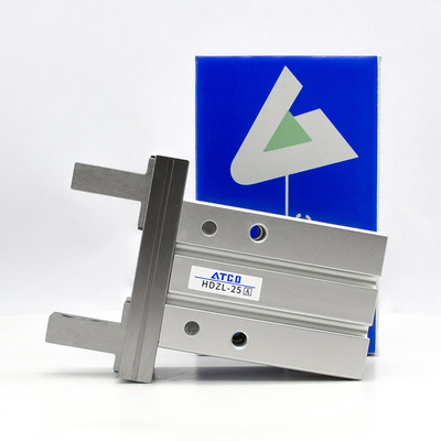 气立可型HDZL10 HDZL16 20 25平行导轨加长型气动手指气缸 机械爪