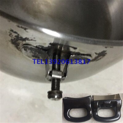 家能KERN通用加厚款不锈钢汤锅蒸锅把手电磁炉锅小手柄配件送螺丝