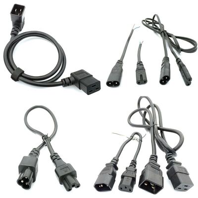 IEC60320 6884标准 8字公 八字尾 品字公 品字尾延长线