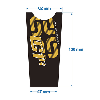 e.thirteen LG1R曲柄贴纸e13自行车牙盘保护贴纸单车装饰防水耐磨