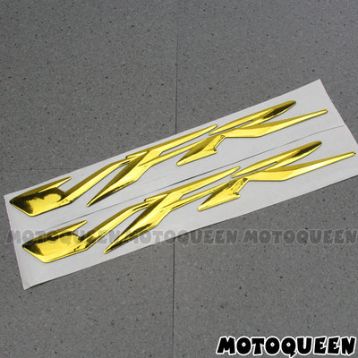 VFR800X/Fi 摩托车VFR1200装饰侧边板外壳贴花油箱立体标志贴纸