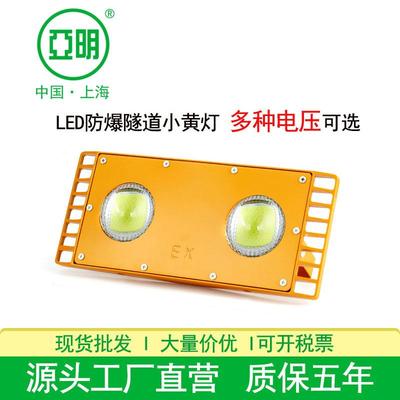 上海亚明LED遂道灯小黄灯100W24V低电压照明灯矿井仓库仓库三防灯