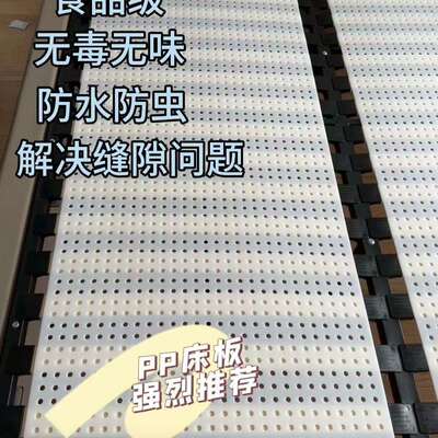 食品级环保PP冲孔洞洞床板 排骨架加密神器 静音床垫 透气床垫