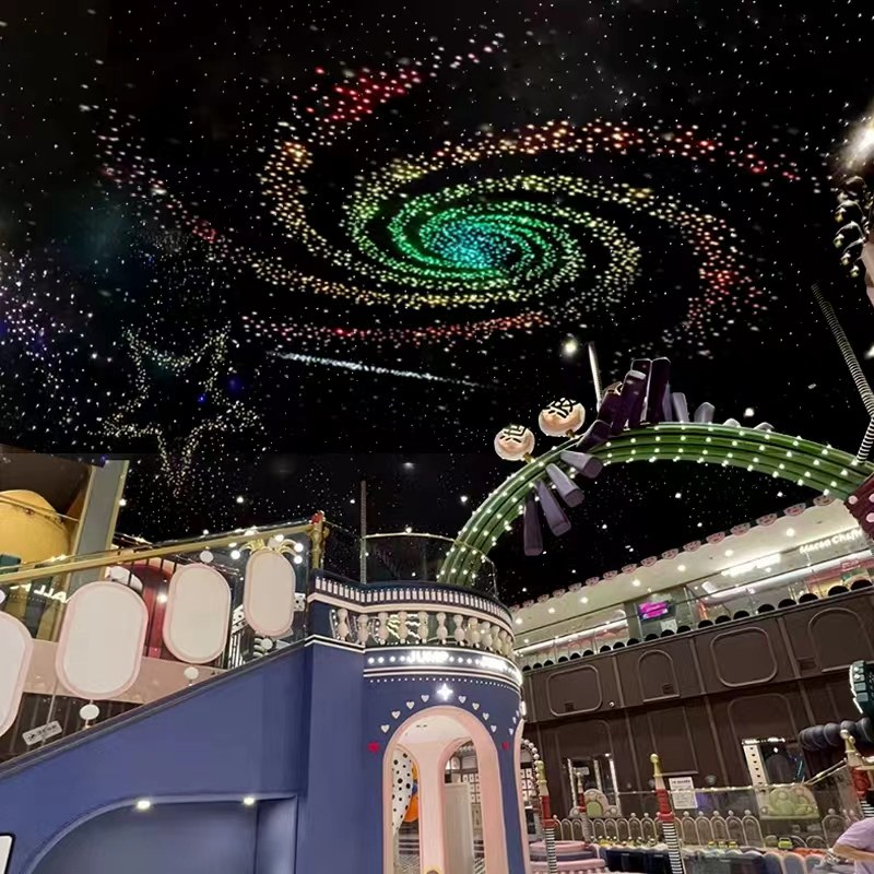 石膏板星空花天顶板影音室KTV酒客卧室美发店吧厅光纤灯满天星