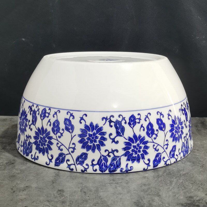 青花瓷加厚深加钵钵鸡盆米缸和面盆调料盆超市酱菜盆陶咸瓷菜盆