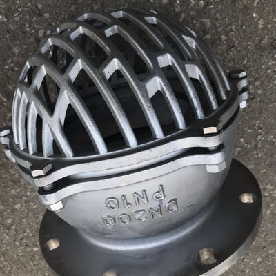 304不锈钢法兰底阀H42W-16P 316L抽水海底阀PN25 DN50 65 80 100