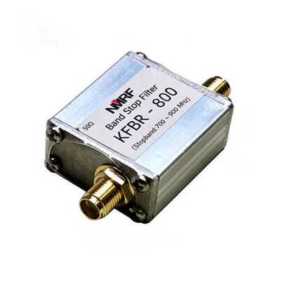 KFBR-800带阻滤波器陷波器700-960MHz去除GSM/CDMA干扰低插损