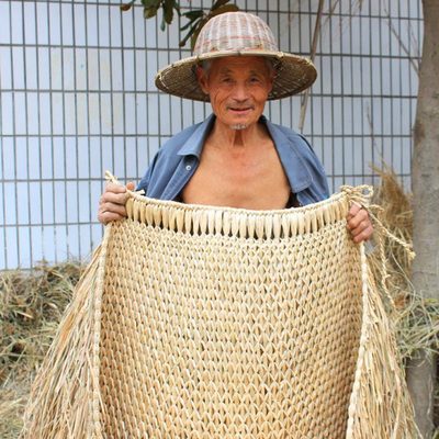 手工蓑衣斗笠古老的原始雨具挂件饰品摄影道具乡村田园农具雨衣