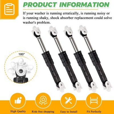 8182812 W10822553 洗衣机减震器与Kenmore KitchenAid 4支一套