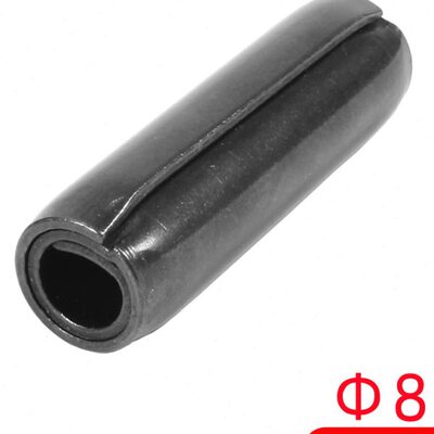 DIN7343（65Mn）卷制弹性圆柱销ISO8750 （规格:Φ8）