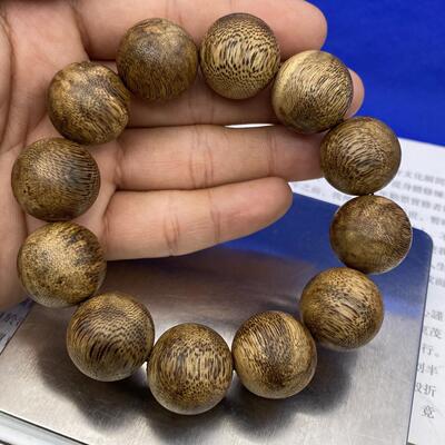 莺歌绿奇楠老料2.0绿奇楠20mm*12颗 重24.2克棋韵花香气甜凉浓郁