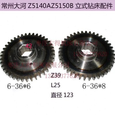 大河常州滕州丹东福临Z5125Z5140z5150立钻齿轮配件Z39单联齿30*6