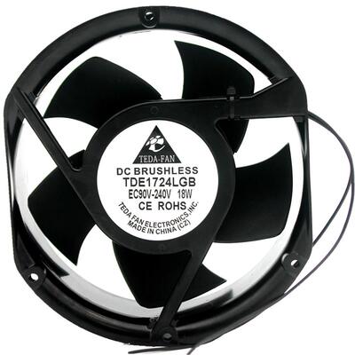 TEDA 220V17250风扇商用储能贵散热风机排风扇防水防酸高转速滚珠
