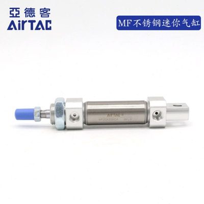亚德客不锈钢迷你气缸MF40X25X50X75X100X125X150X200-S-CM/CA/U