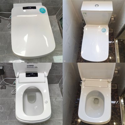 适配杜拉维特方形智能马桶盖板即热式电动盖全自动防水妇洗冲洗器