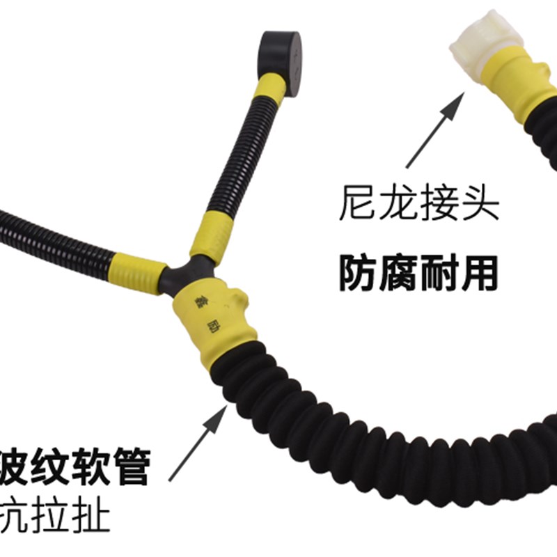 自吸式空气呼吸器10米自吸式长管呼吸器 长管过滤防式毒面具