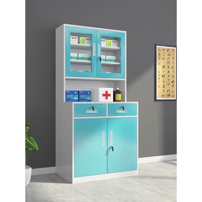 诊所西药柜医院门诊配药柜治疗室处置台不锈钢无菌器械柜医药橱柜