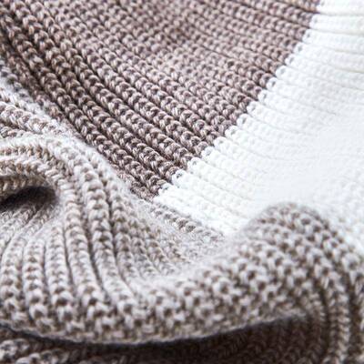 瑞景沙纺织达配55255马林新款针织发盖毛毯子软装家居摄影饰道具