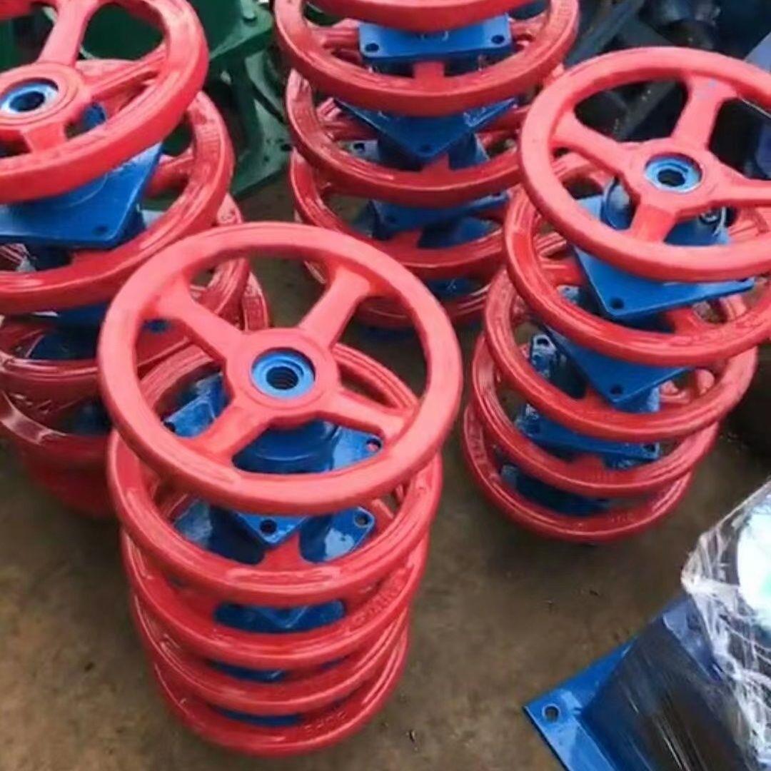 厂家直销手轮启闭机螺杆式圆型转盘手动闸阀门配件大全套可定制