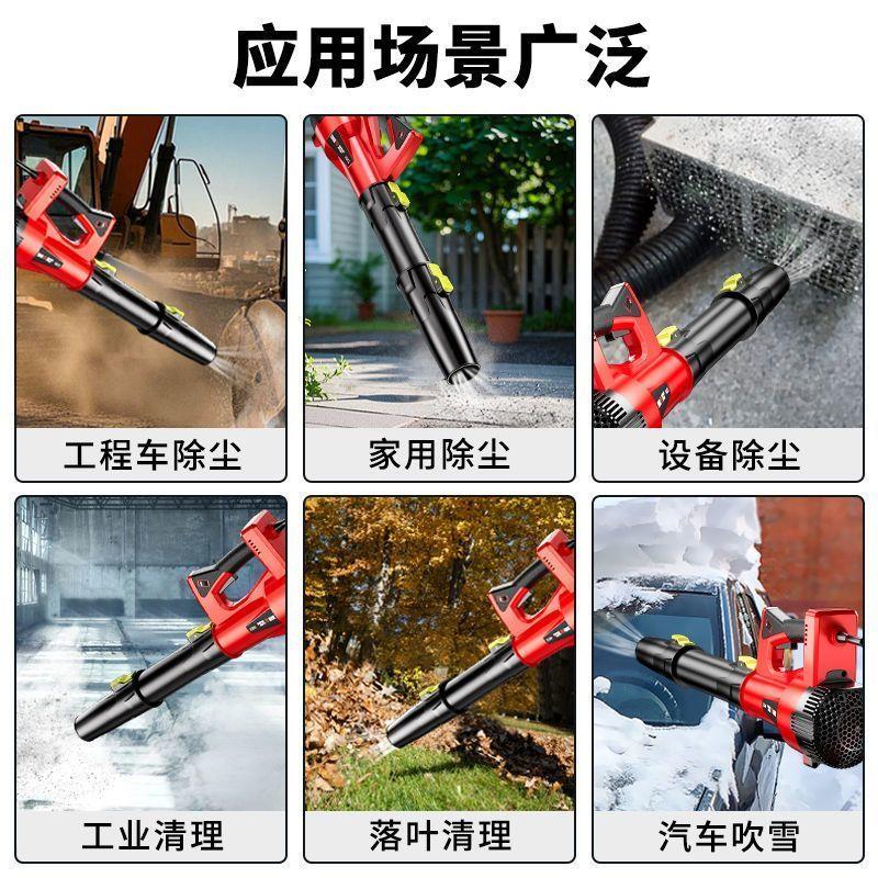 鼓风机大功率强力吹风机工业用吹灰尘树叶神器暴风除尘枪超大风力