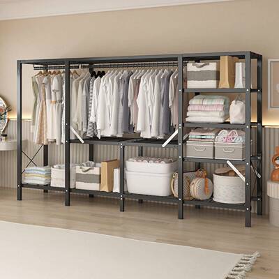 免装折叠衣柜28安M货39353M加式粗加厚全封闭挂衣橱卧室宿舍用架