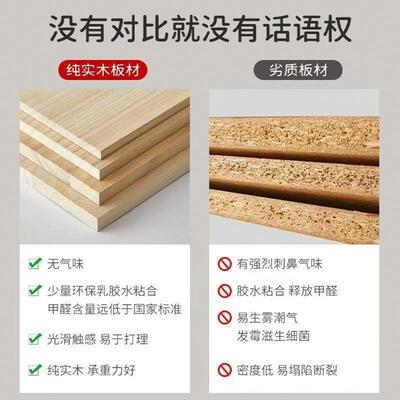 木桌面板桌板需作桌面桐木环保实木吧制台面板餐桌木实IBL板材按