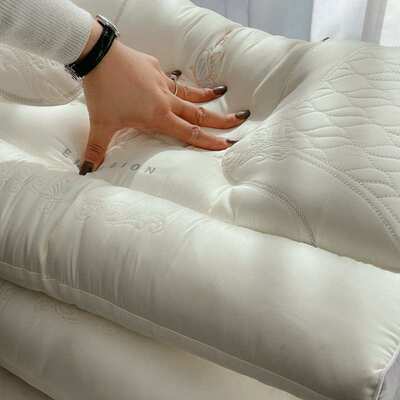 日式简约刺绣枕头立体护颈枕芯家用亲肤柔软亲子枕芯4874成人枕头