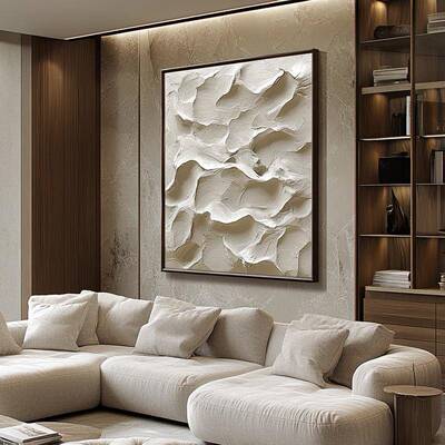 2025新款抽客厅装饰20289画轻奢高级感沙发壁背画景墙挂奶油风象