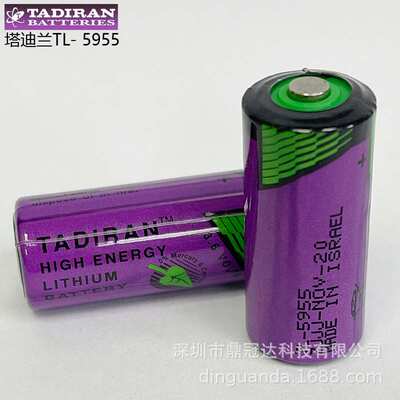 原装TL-4955塔迪兰TADIRAN TL-5955工控size2/3AA锂PLC电池SL-761