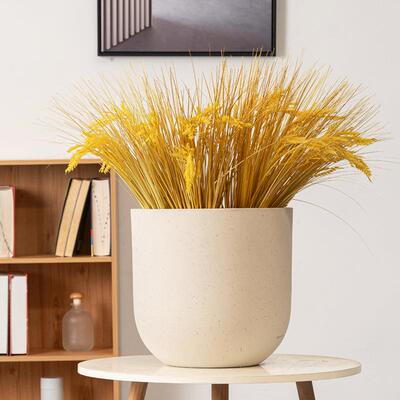 泥TT100623花盆202水2新款形落地创意高颜值家用客厅落地鸟庭圆院