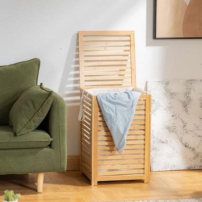 家居脏布衣家用竹艺物架脏衣服篮收置纳筐收纳JY001篮脏衣篓环保