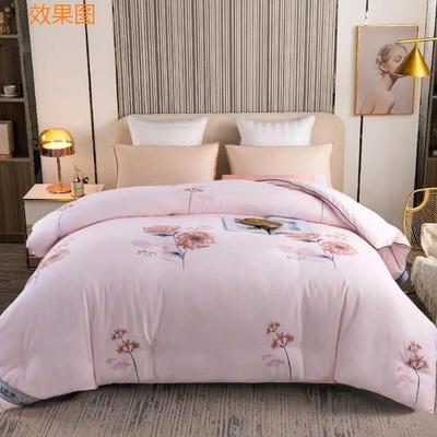 桐乡蚕丝冬被结婚喜被家用亲肤棉保丝暖桑蚕加AL201208厚母被子芯