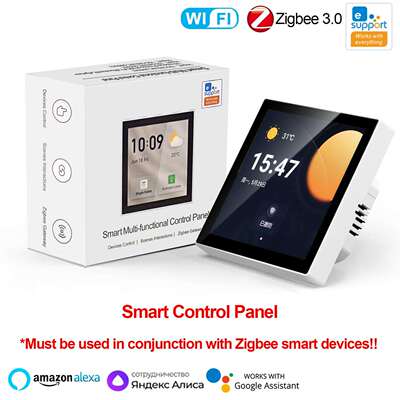 4寸智能触摸中控屏zigbee3.0多模网关NSPanel场景联动易微联APP